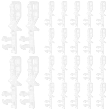 5/16 in. Storm Door Panel Clips with Screws, Mill Finish (8-pack ...