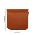 CaiTeLin Portable Waterproof Spring Open Storage Bag, Solid Color Mini ...