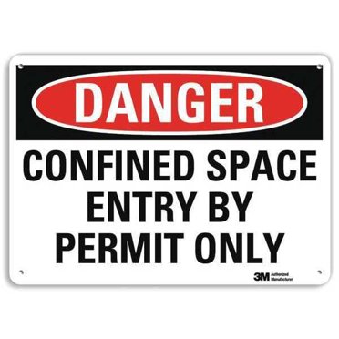 Lyle Danger Sign,7 inx10 in,Plastic U1-1085-NP_10X7 - Walmart.com