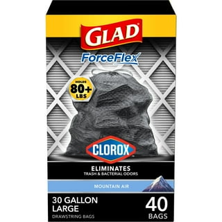 Glad Protection Series Forceflex Plus Drawstring Mountain Air Odor ...