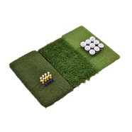 Dual-Surface Hitting/Practice, Chipping and Driving Golf Grass Mat with ...
