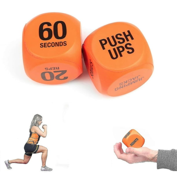 Exercise Dice For Workout Fun-fitness Decision Exercises-home And Gym ...