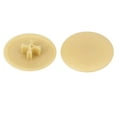 6mm 17mm Head Dia Screw Plastic Cap Cover Champagne Color 100PCS ...