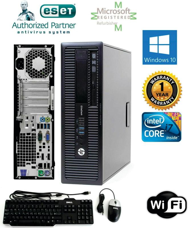 HP PC 800 g2 SFF i7 6700 3.40GHZ WINDOWS 10 64 16GB 1TB SSD HD DESKTOP ...