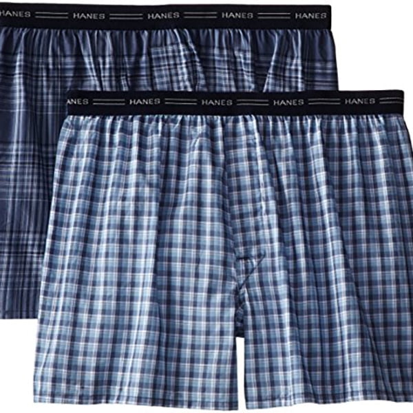 Red Label Mens 2-Pack Exposed Waistband Woven Boxers - Walmart.com