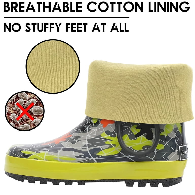 Real Camo Waterproof Boots Girls