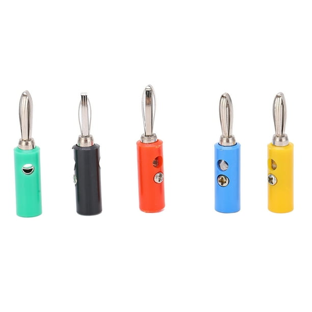 Oubit Banana Terminal,10 Sets 4mm Banana Banana Plug Banana Connector ...