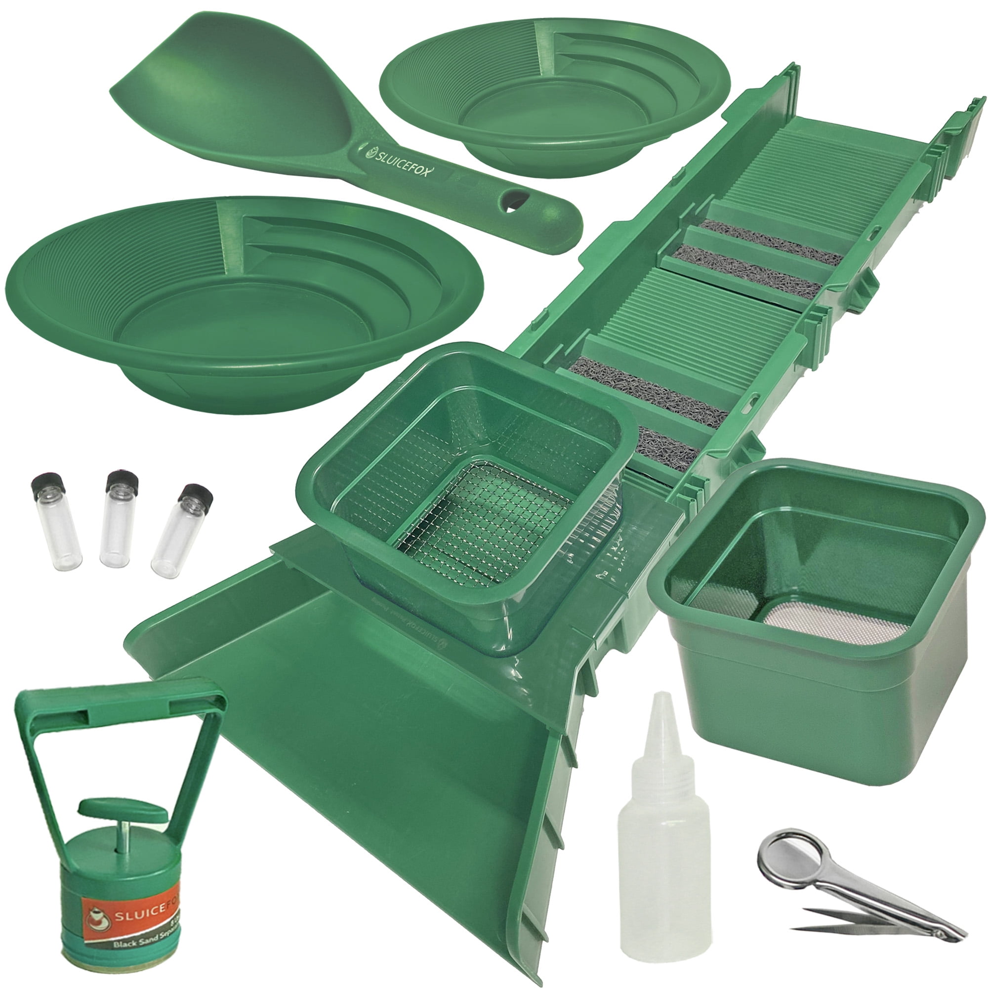 Sluice Fox 31 inch Sluice Box Compact Gold Panning Kit; portable sluice ...