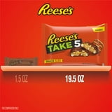 Reese's Take 5 Pretzel, Peanut and Chocolate Snack Size Candy, Jumbo ...
