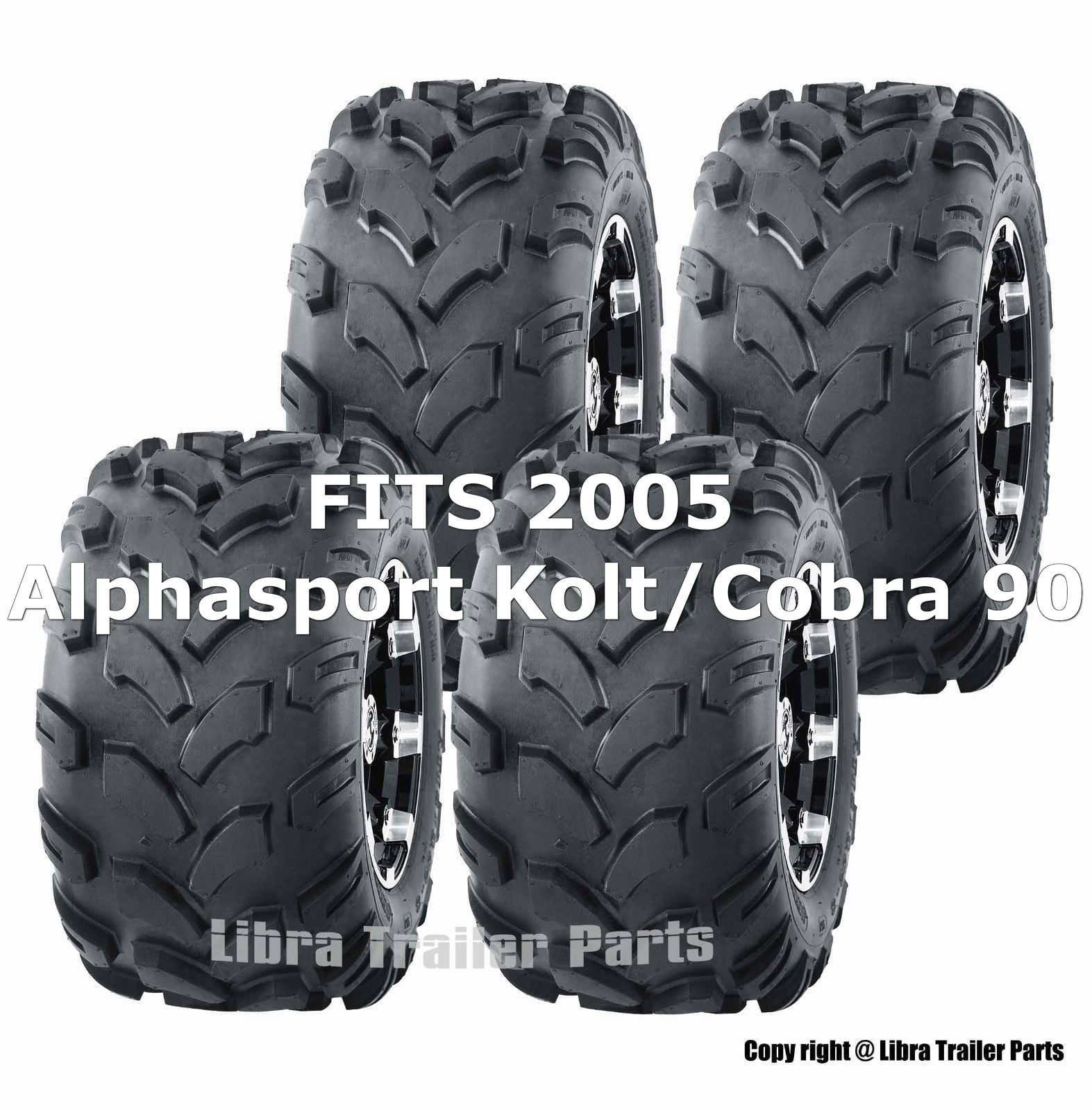 2005 Alphasport Kolt/Cobra 90 Full Set tires 19x7-8 19x7x8 & 18x9.5-8 ...