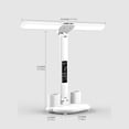 7829 Modern Double Head Study Light with Storage Compartment USB ...