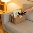 Cute Storage Basket with Ergonomic Handles, Decorative Fabric Storage ...