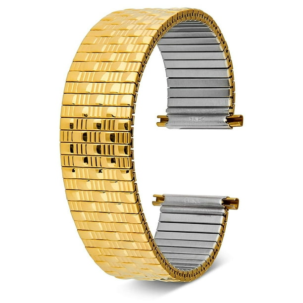 United Watchbands - United Watch Bands Expandable Silver Or Gold Tone ...