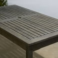 Renaissance Outdoor Hand-scraped Hardwood Rectangular Table - Walmart.com