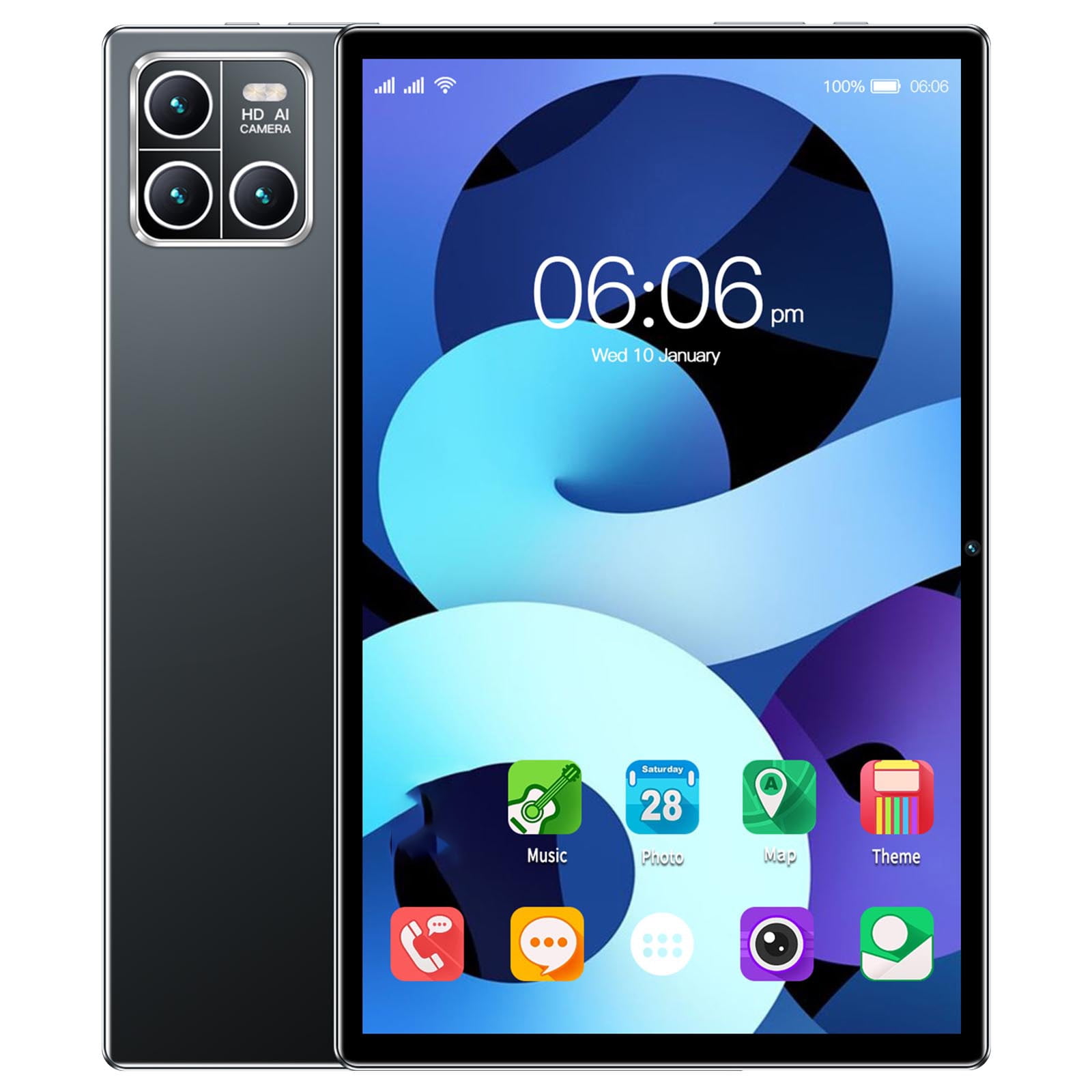 Tableta Puntoco de 10,1 pulgadas, Android 10 Pith, llamada 5G en red completa, alta definición ...