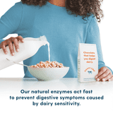 Happy Cow Lactase Supplement Fast Actine Dairy & Lactose Intolerance ...