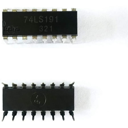 Dyfrio New 15Pcs for 74LS191 74LS191N SN74LS191N HD74LS191P DM74LS191N DIP-16 Presettable UP ...