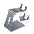 Adjustable Cell Phone Stand, Aluminum Desktop Cellphone Stand with Anti ...