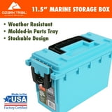 Ozark Trail Blue Marine Equipment Storage Box with Water Resistant Lid ...