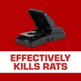 Tomcat Rat Snap Trap, 1-Pack, Easy to Set, Reusable with Removable Bait ...