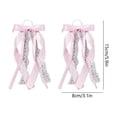 Amketima Cowboy Boot Bows Set of 2 with Pearl Tassels for Cowgirl Boot ...