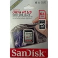 SanDisk Ultra PLUS - Flash memory card - 64 GB - UHS Class 1 / Class10 - SDXC UHS-I - Walmart.com