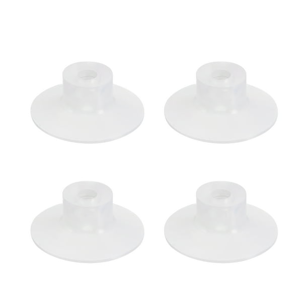Clear Silicone Miniature Vacuum Suction Cup 30x5mm Bellow Suction Cup ...