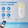 HPDL White wifi drip alarm Wifi water level alarm wireless intelligent ...