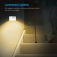 6 Pack Mini Motion Sensor Stair Light for Indoor, Battery-Powered LED ...