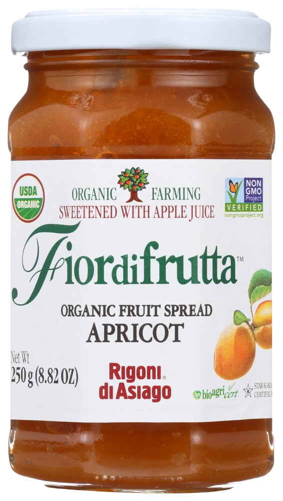 Fiordifrutta Organic Fruit Spread Apricot, 8.82 Oz. - Walmart.com ...
