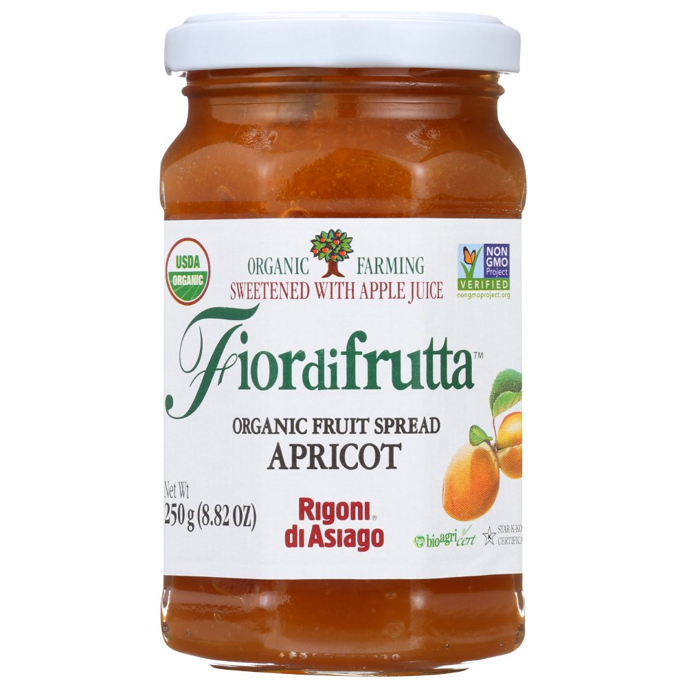 Fiordifrutta Organic Fruit Spread Apricot, 8.82 Oz. - Walmart.com ...