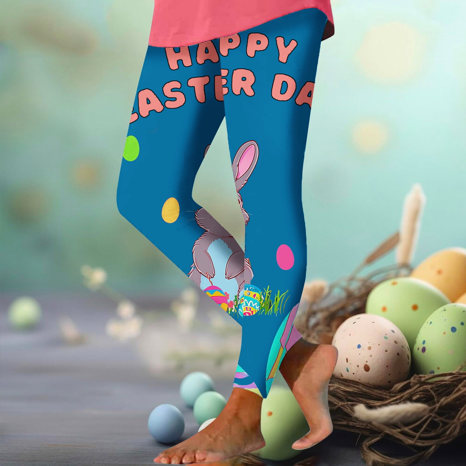 Click here for Fankiway Womens Easter Monogrammed Skinny Yoga Pan... prices