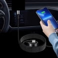 66W Nylon 2 in 1 Fast Charging Cable With Type C And Extra Charging ...