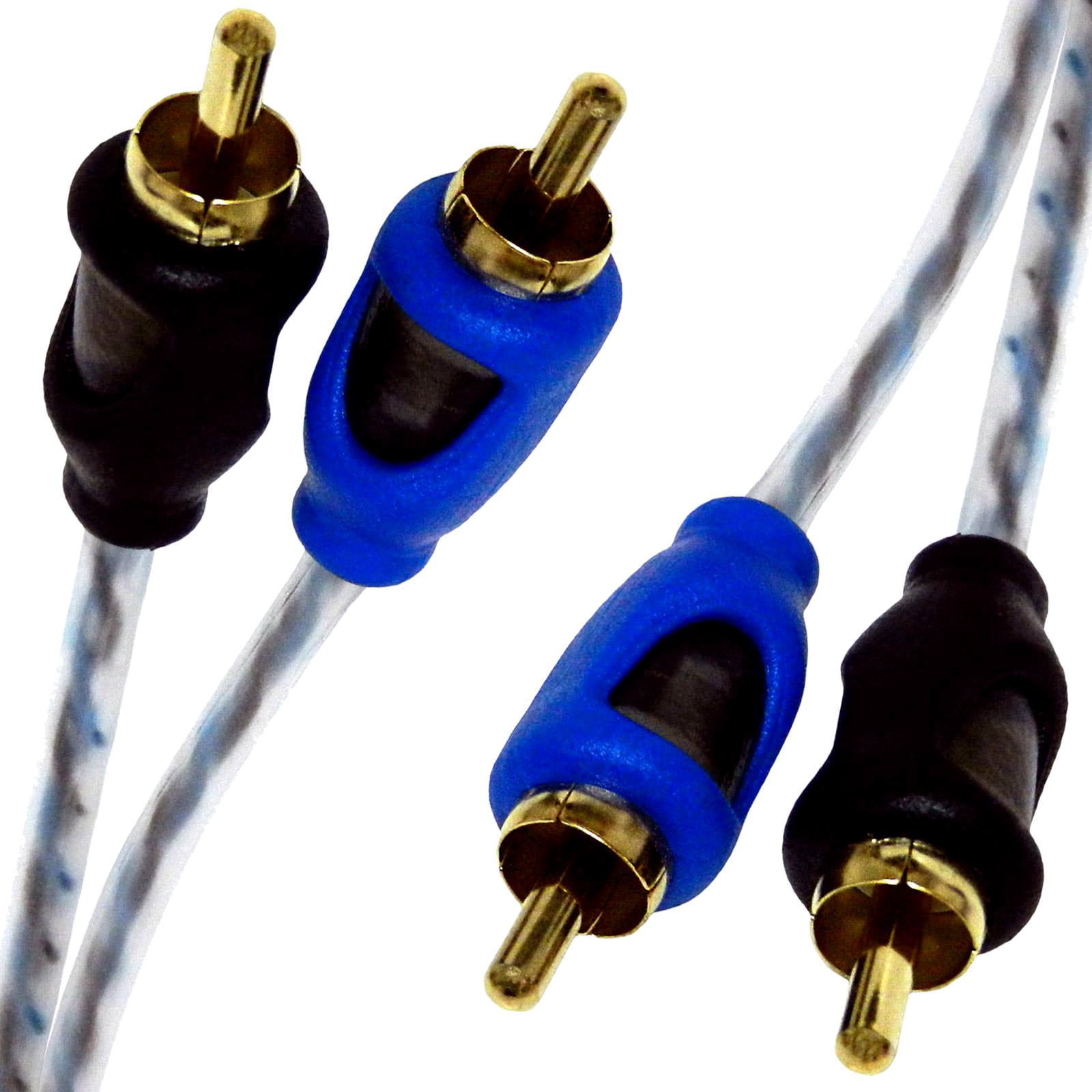 Bass Rockers 12ft Interconnect RCA Audio Cable - CRC12 - Walmart.com