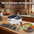 9 In 1 Multifunction Vegetable Cutter with Drain Basket, Large Capacity ...