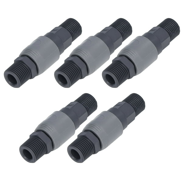 Quick Connects Fitting, High Hardness Self Locking Quick Connect 5Set ...