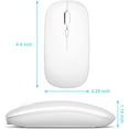 Bluetooth Rechargeable Mouse for Lenovo ThinkPad E15 G2 20TDS06700 ...