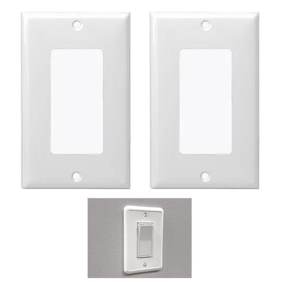 2 Gang Light Switch Cover Plate Space Pixel Style Wall Plate Decorate ...