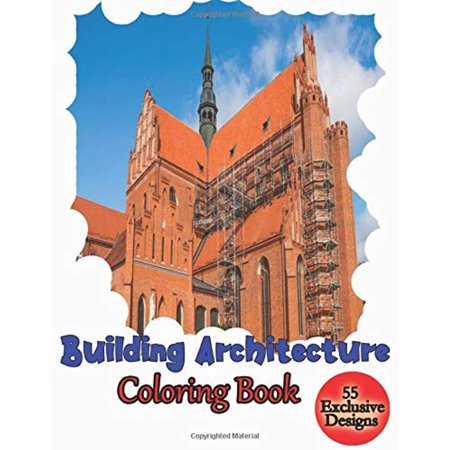 Building Architecture Coloring Book: Exterior Architecture Designs ...