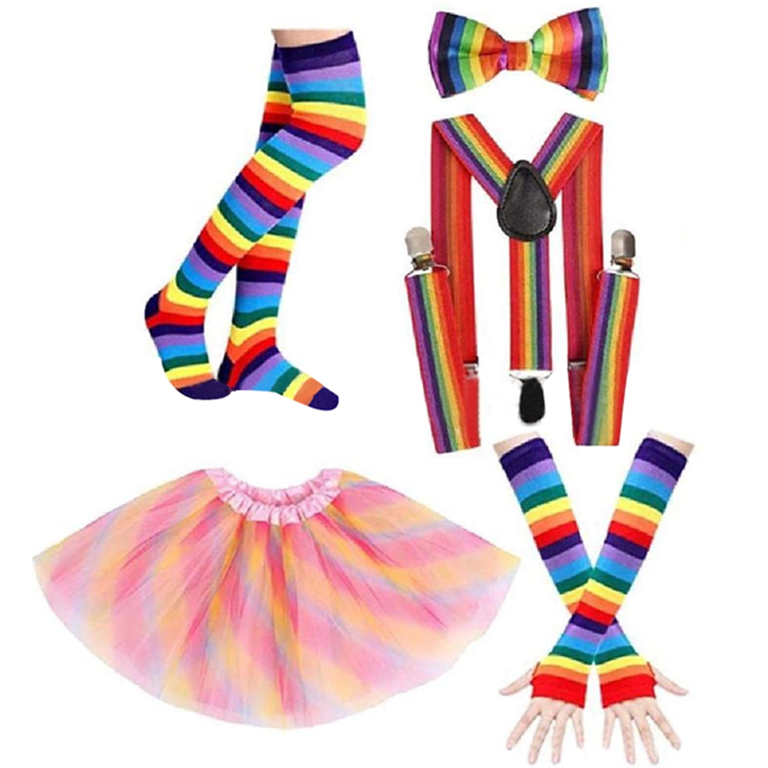 80s Costume Accessories Set for Women, 80s Fancy Dress Outfits with ...