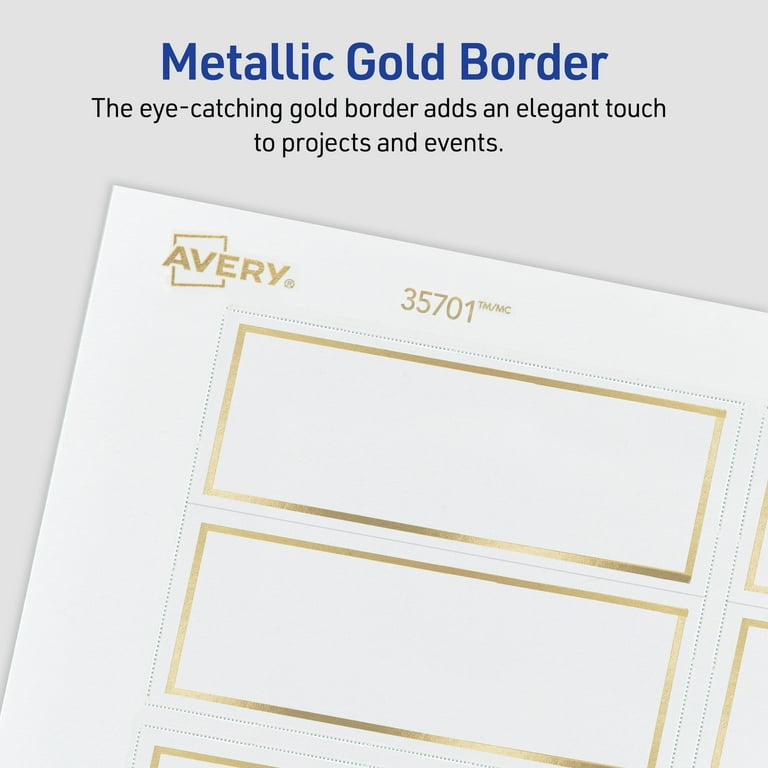 Avery Templates Place Cards Table