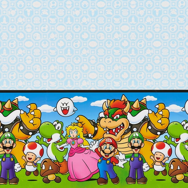 Super Mario Plastic Table Cover, 54" x 96" - Walmart.com