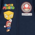 Nintendo Super Mario Bros Boys Bomber Jacket, Zip-Up Varsity Jacket for ...