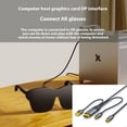 DP To USB C 4K@60Hz Video Cable Touch Enableds Compatible for Nreal ...