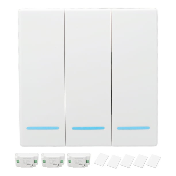 Wall Switch,433MHz Wireless Light Switch Smart Switch Wireless Switch ...