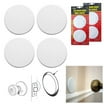 "All Top Bargains 4 White Door Knob Wall Protectors - Guard, Cover ...