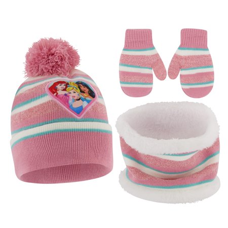 Disney Winter Hat, Scarf, and Kids Gloves or Toddlers, Princess Baby ...
