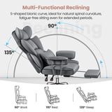 Premium Ergonomic Office Chair For Plus-Size Users, Executive High-Back ...