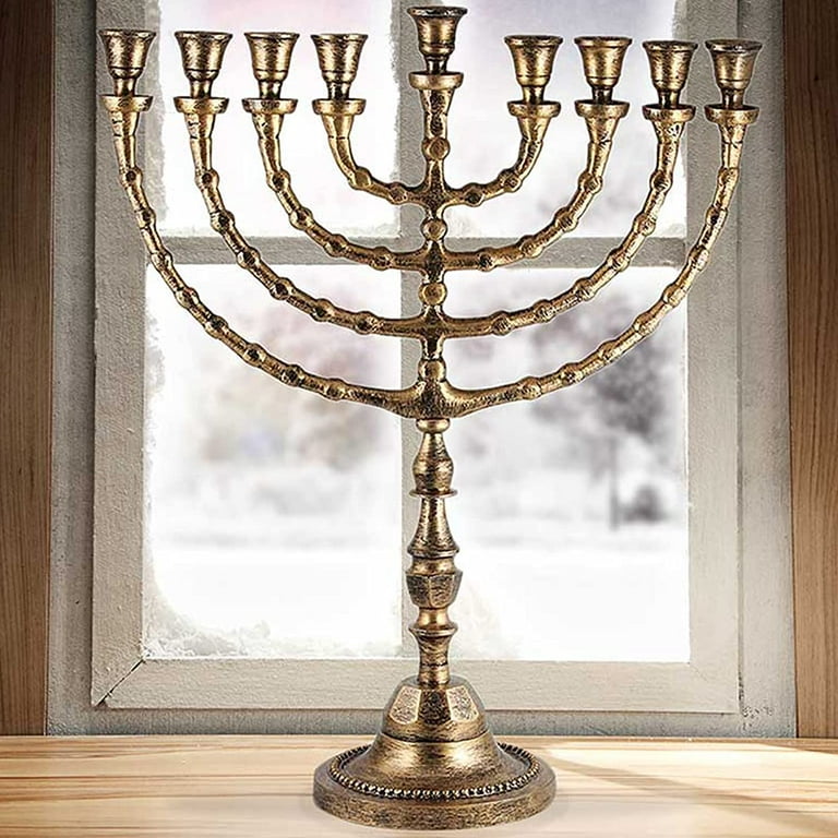 Menora Judaica Tradicional Menorah Judaica Tall Silverplated Menorah