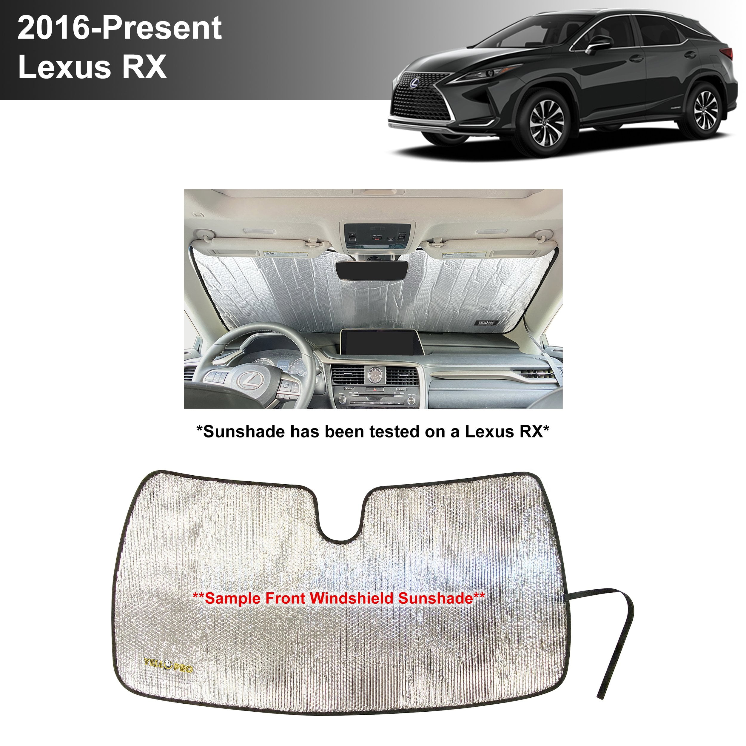 Front Windshield Sunshade for 2016-2022 Lexus RX SUV - Walmart.com